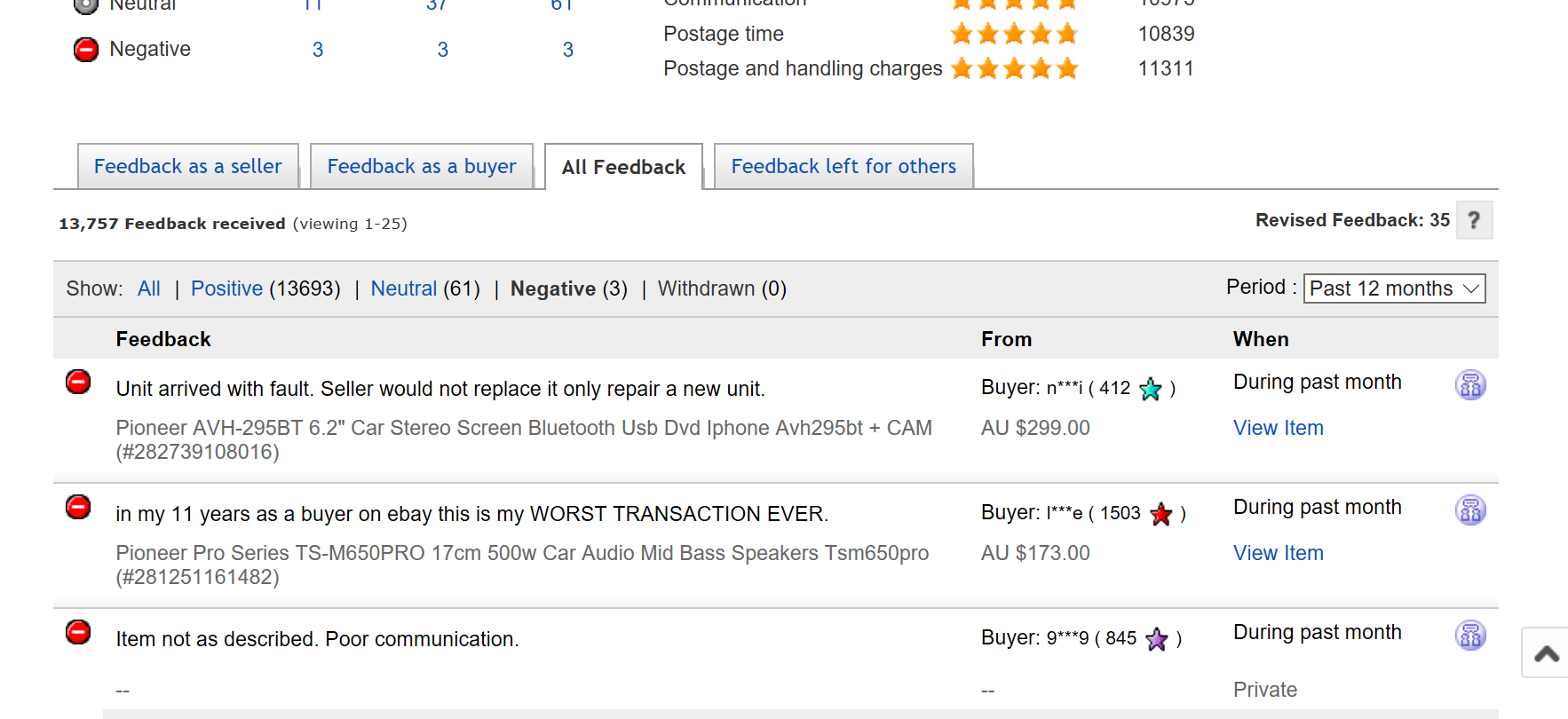 What to do when feedback keeps being removed? - The eBay Community
